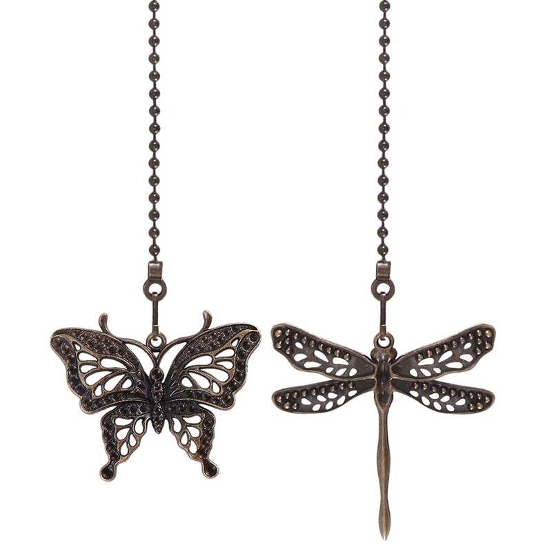 2 Pack Bronze Ceiling Fan Pull Chain Set,Lighting & Fan Pull Chain ...
