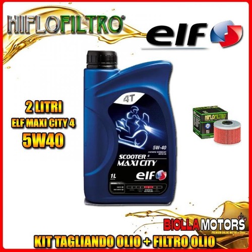 KIT TAGLIANDO 2LT OLIO ELF MAXI CITY 5W40 HONDA XL250 RE,RF,RH (XLX ...