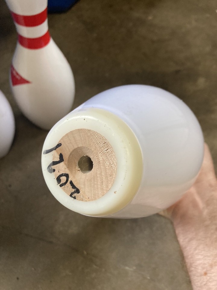 Bowling Pin Decor Party Amflite II Qubica Plastic Coated Wood Core ...