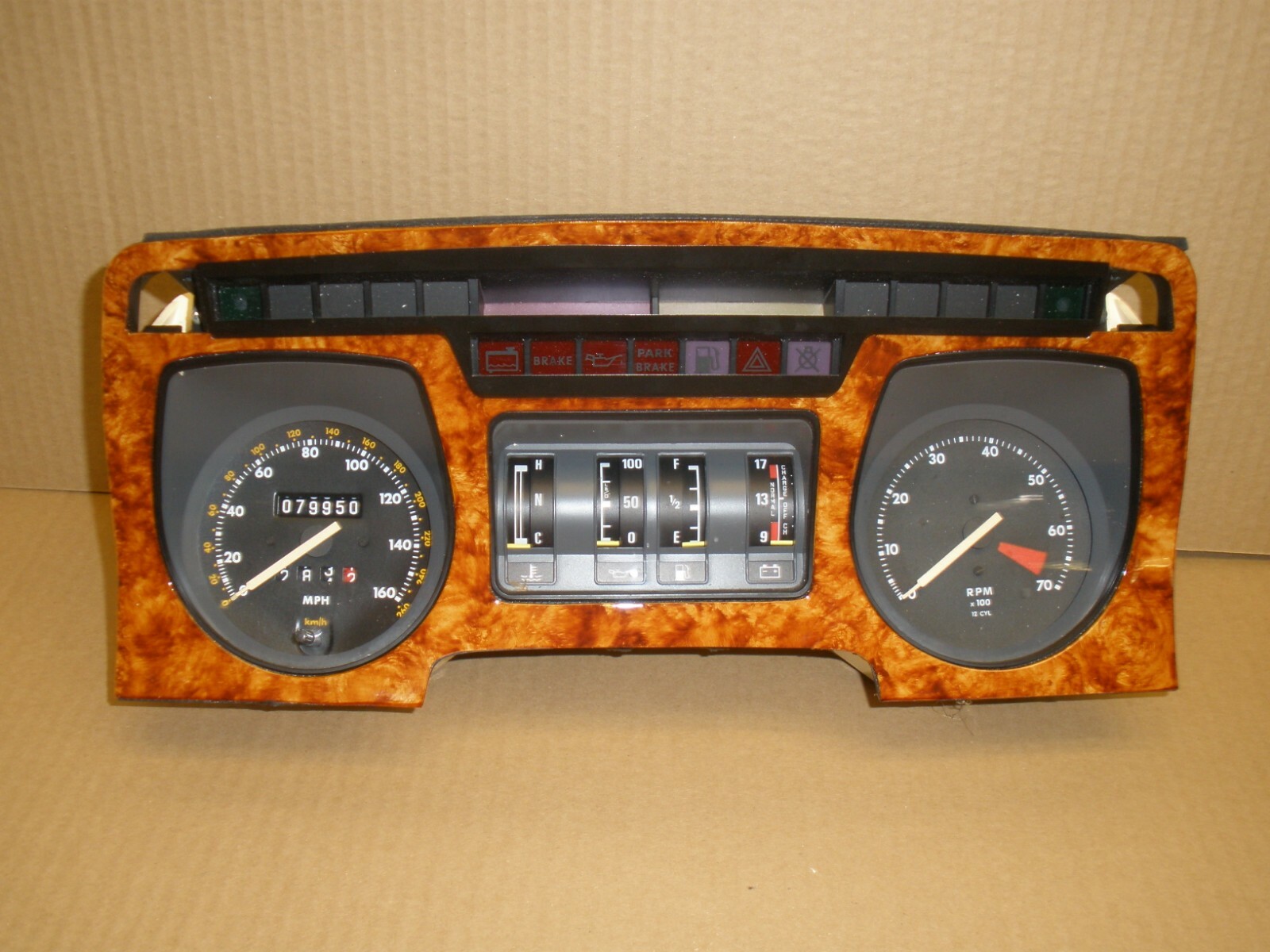 NEW JAGUAR XJS INSTRUMENT CLUSTER WOODWORK. JAGUAR XJS INSTRUMENT ...