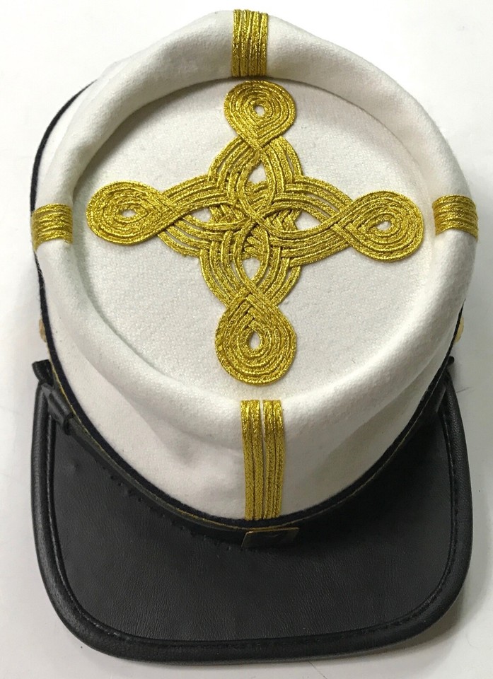 CIVIL WAR CONFEDERATE CS GENERAL CAVALRY OFFICER KEPI FORAGE CAP ...