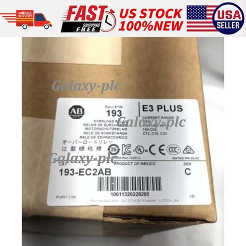 NEW Allen-Bradley 193-EC2AB Overload Relay 193EC2AB Fast Shipping US ...