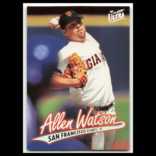 Allen Watson #299 1997 Fleer Ultra San Francisco Giants Baseball Card ...