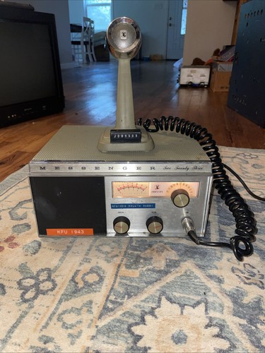 Johnson Messenger 223 CB Base Station Radio, Working With Original Desk ...