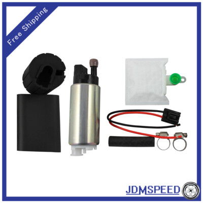 255LPH Universal Electric Fuel Pump Install Kit High Performance Flow ...