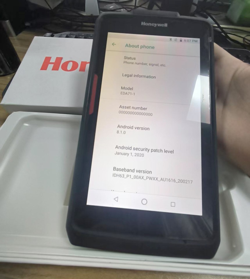 Honeywell ScanPal EDA71-1-B961SAGIK Tablet Barcode Scanner Android Data ...