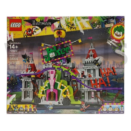 LEGO 70922 BATMAN MOVIE The Joker™ Manor - 3,444 Pieces / Brand New ...