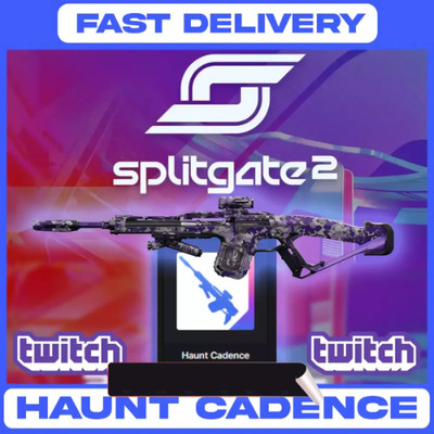 SPLITGATE 2 - TWITCH DROPS - HAUNT CADENCE -WEAPON SKIN - FAST DELIVERY ...