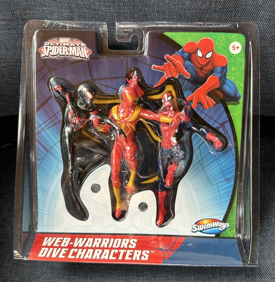 Marvel ULTIMATE SPIDER-MAN Web Warriors 3pk Dive Characters Pool Water ...