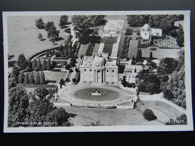 Tyringham Hall Aerial View TYRINGHAM CLINIC c1960's RP Postcard by ...