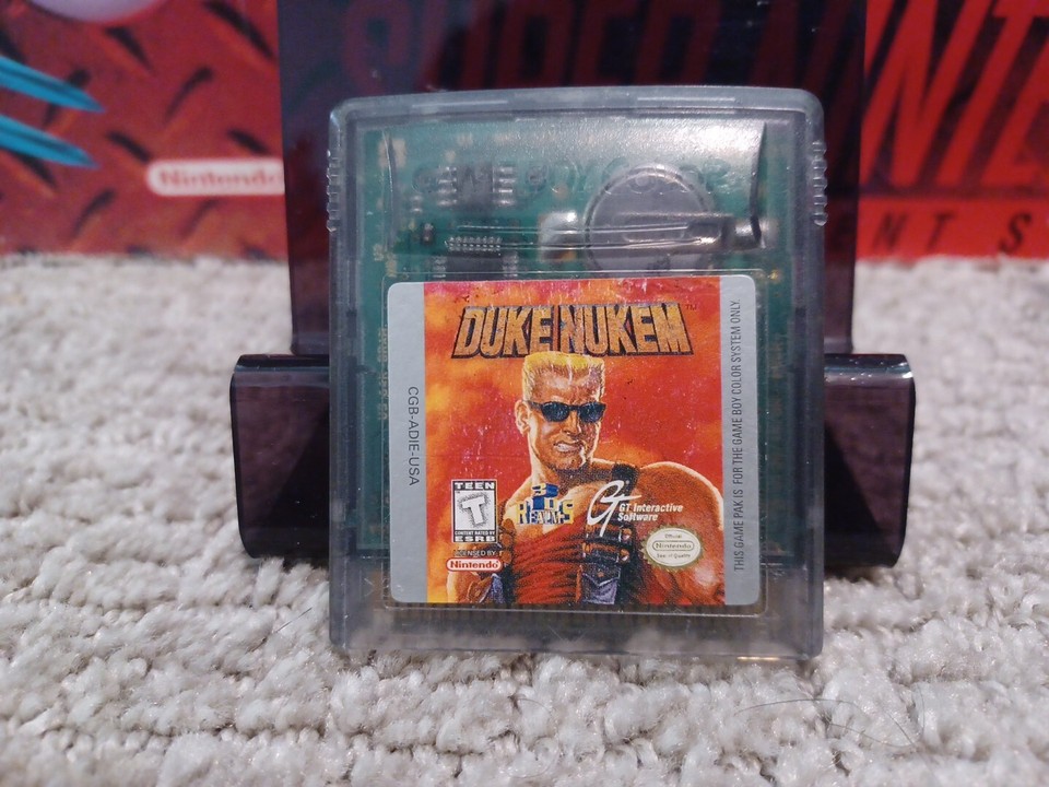 Duke Nukem Nintendo GameBoy Color GBC Authentic Genuine Tested Saves ...