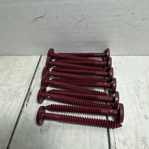 Burgundy Peg Loks 3" Fasteners Window Shutters Panel Spikes Lock 12 ...