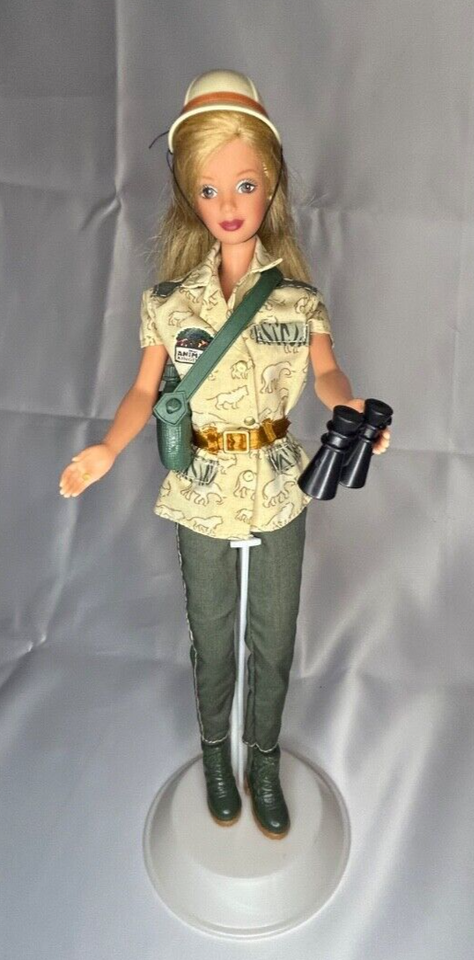 Vintage Barbie Mattel 1998 Disney ANIMAL KINGDOM Safari Barbie~~WDW ...