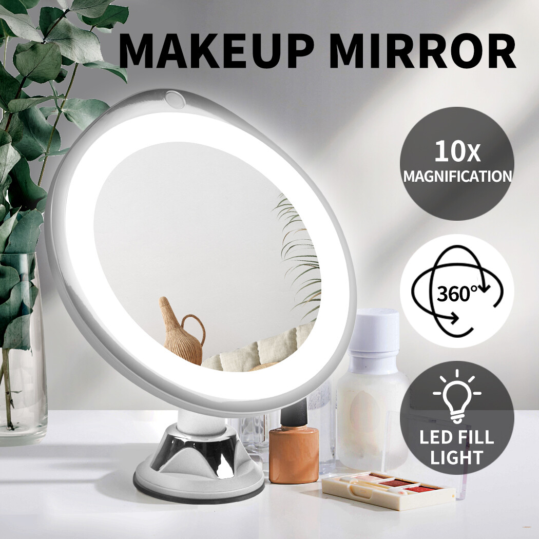 Magnifying Makeup Mirror With Lighted | Saubhaya Makeup