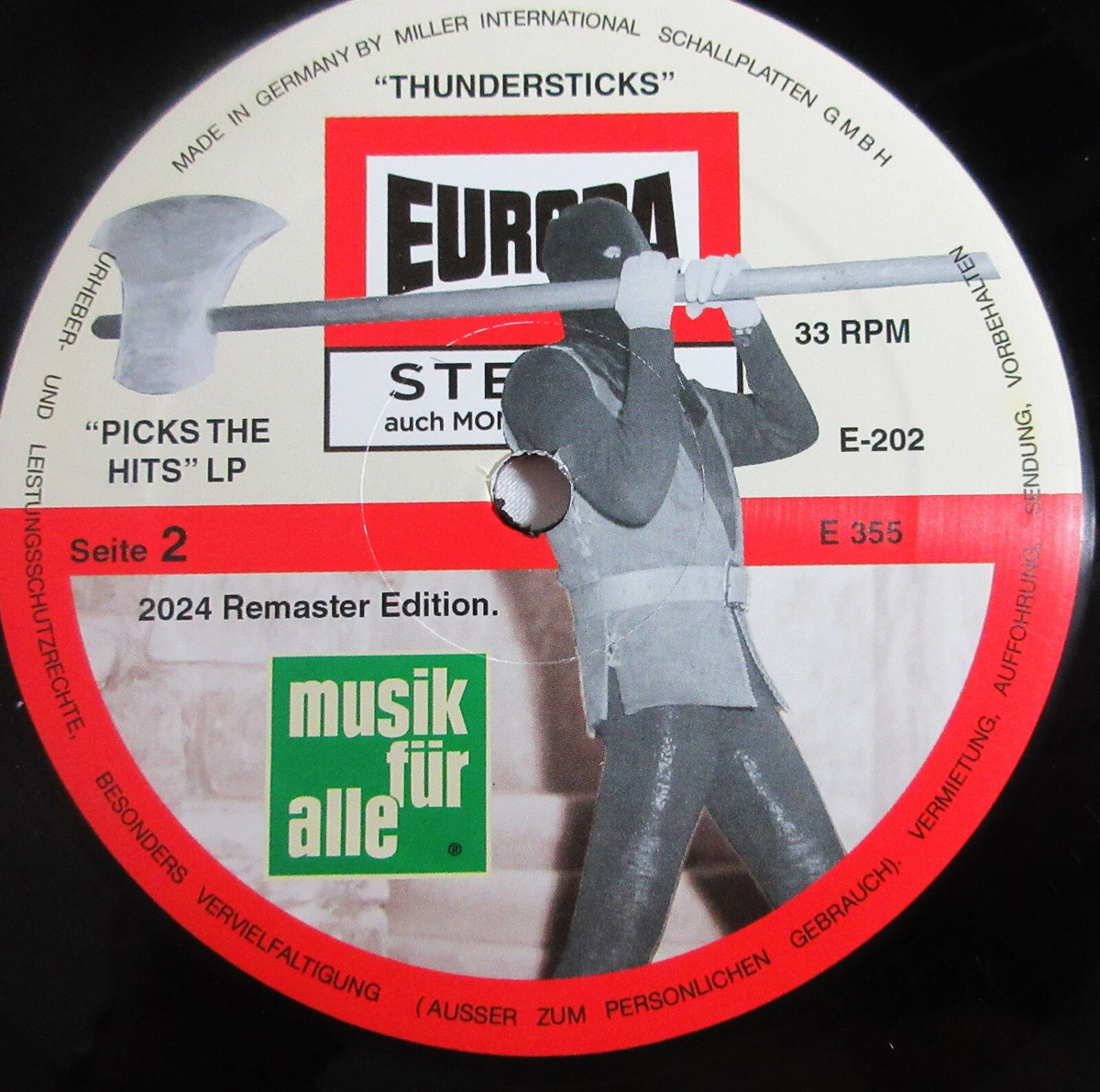 IRON MAIDEN THUNDERSTICKS' PICKS LP Poster Ltd Friday Rock IRON MAIDEN THUNDERSTICKS' PICKS LP Poster Ltd Friday Rock