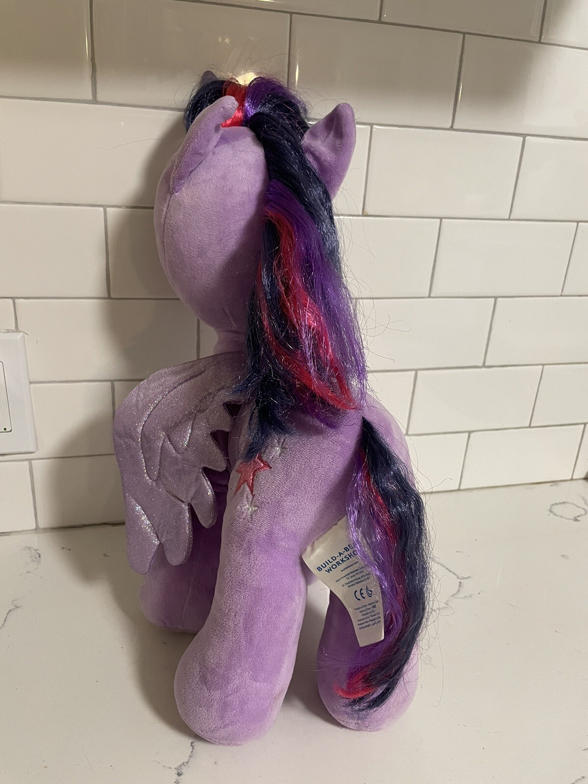 Build A Bear My Little Pony Twilight Sparkle Sparkly Furry Friend Plush ...