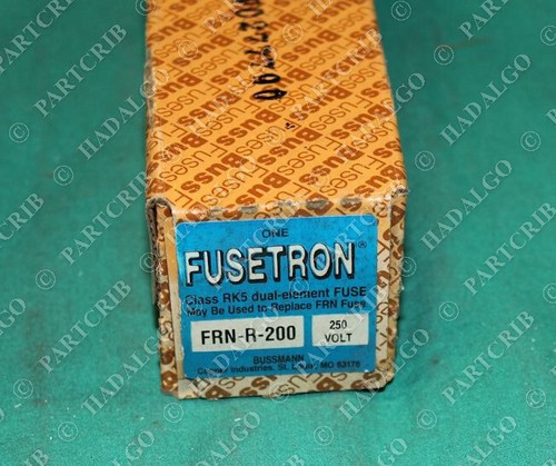 Bussmann, FRN-R-200, Fusetron Cooper Dual-Element Fuse 250V 200a | eBay