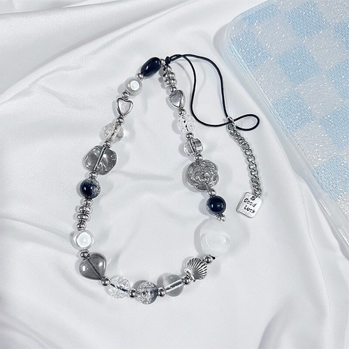 Black Phone Chain Trendy Pendant Universal Accessories Cute Phone ...