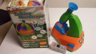 GeoSafari ElectronicTalking Microscope w/12 Slides Educational Learning ...