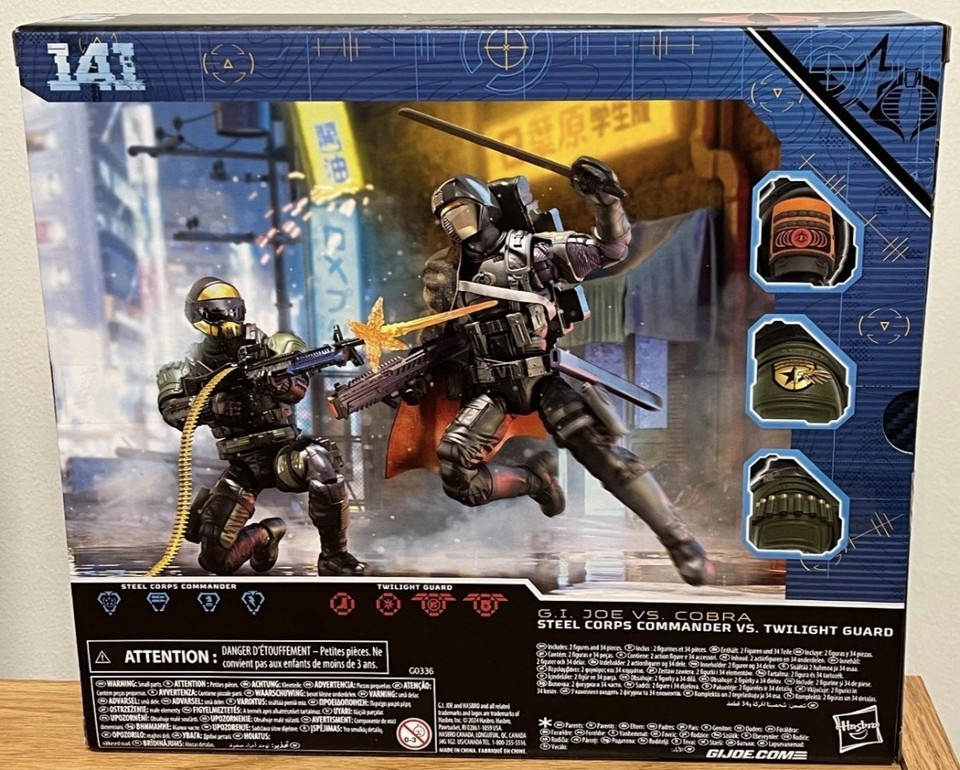 Hasbro G.I. Joe Classified Series Steel Corps Commander Vs. Twilight ...