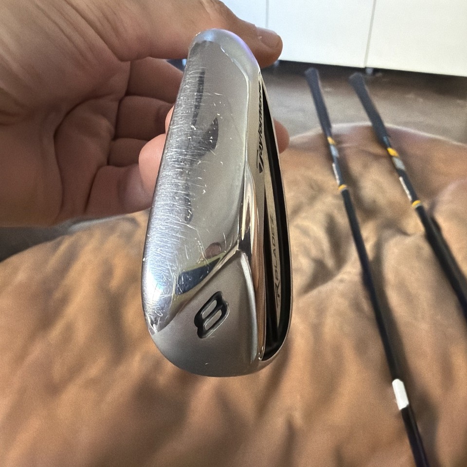 TaylorMade RBladez Irons 8,9,P Regular Flex Steel Rocket Fuel 65g RH | eBay