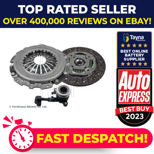 Clutch Kit 3pc (Cover+Plate+CSC) fits NISSAN NOTE 1.5D 06 to 16 K9K276 ...