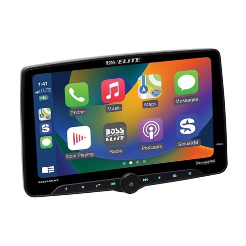 BOSS Elite BE12ACP.WX 12" Single-DIN Digital Multimedia Receiver ...
