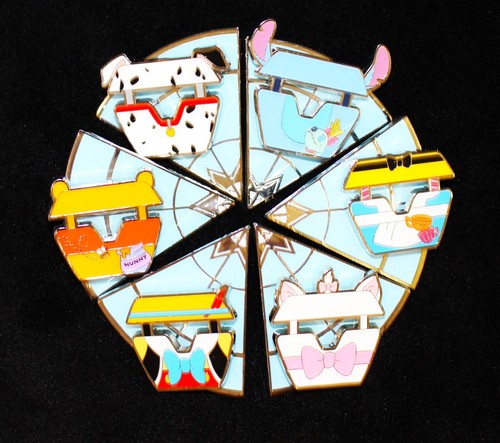 Loungefly Disney Ferris Wheel Puzzle Pin Blind Box - Complete Set Of 6 ...