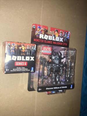 Roblox Monster Islands: MALGOROK'ZYTH Action Figure + SERIES 6 ORANGE ...