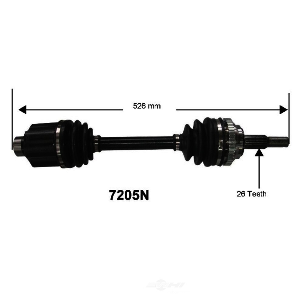CV Axle Assembly-PDL Front Right Autopart Intl 1700-206313 for sale ...