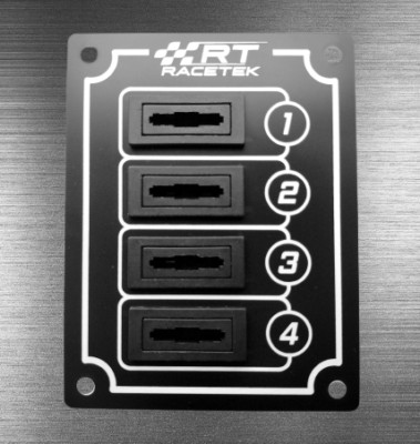 Race Car Fuse Panel Holder Box Rally Kit Car Boat HGV 12V 24V RACETEK ...