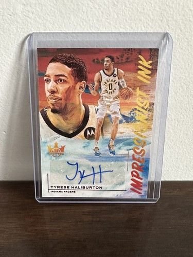 2021-22 Panini Court Kings - Impressionist Ink Tyrese Haliburton #II ...
