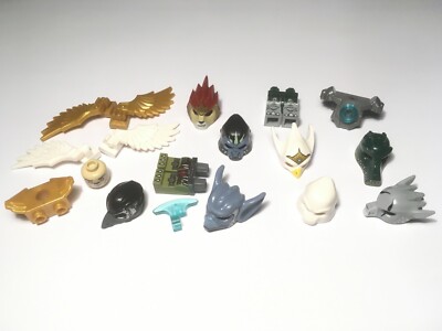 LEGO LEGENDS OF CHIMA Parts Minifigure Headgear Head Torso Legs Choose ...