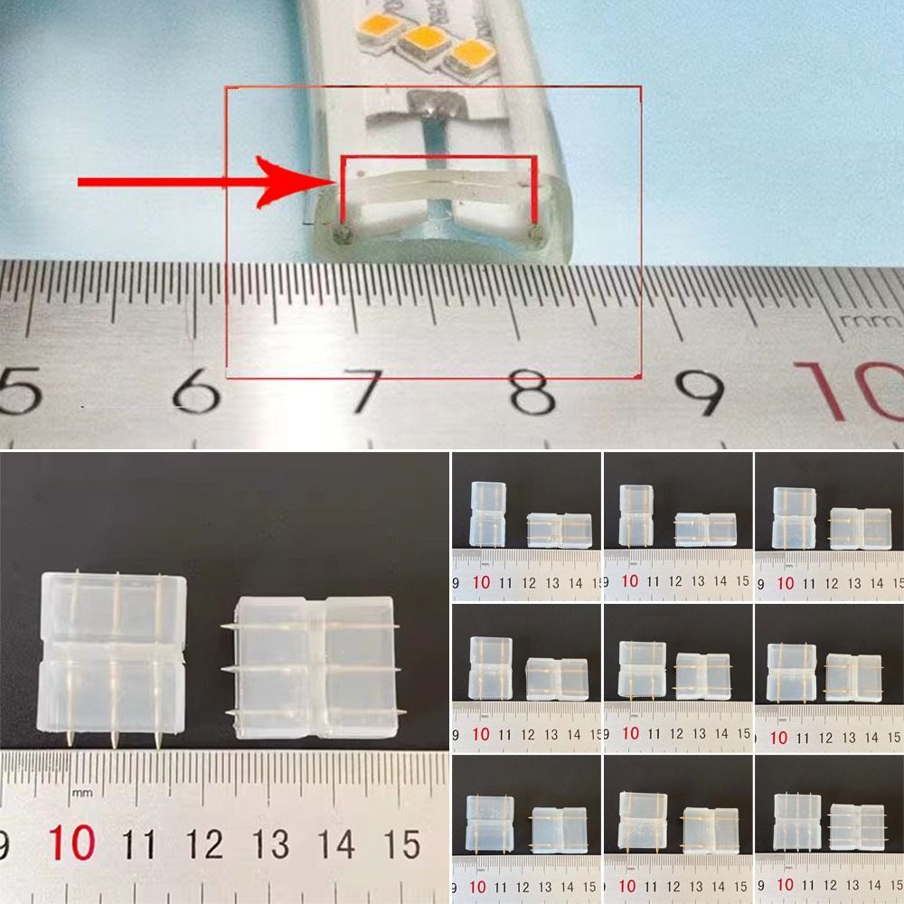 Copper RGB Connector Gold Solderless Connectors LED Strip Connector RGB ...