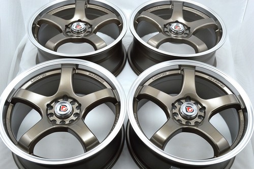 4 New 17" Wheels Rims 5x100 5x114.3 xB tC Honda Element CRZ Civic RSX ...
