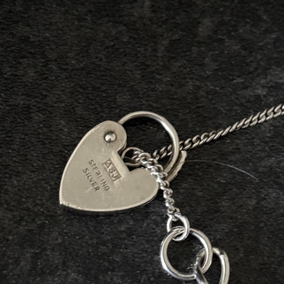 Vintage Sterling Silver Charm Bracelet – Hallmarked Owl & Pussy Cat ...