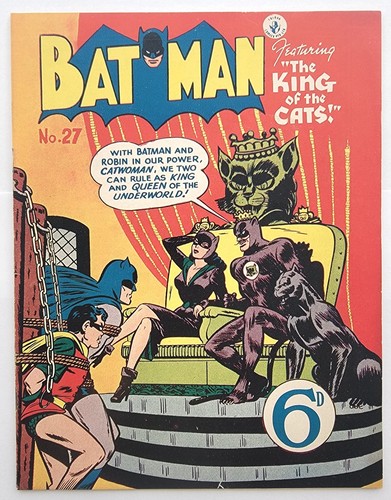 Batman 27 Australian K. G. Murray, reprints Batman 69 Catwoman cover | eBay