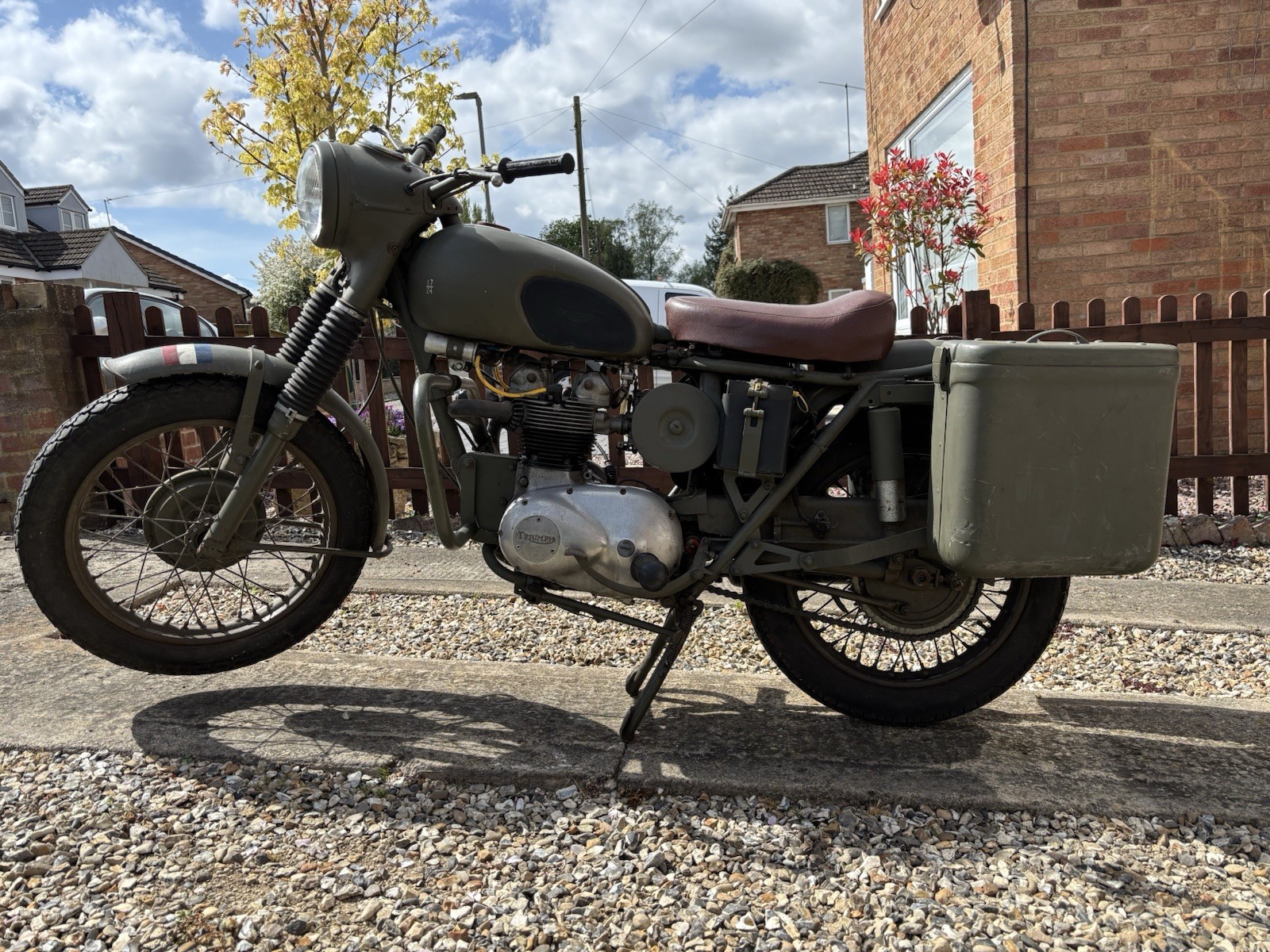 1966 Triumph 350 Ex Dutch Army - Bike Years - 1960s