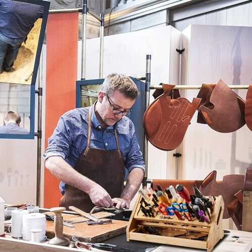 Bamboo Screwdriver Organizer Rack Tools Desktop Hand Tool Stand And ...