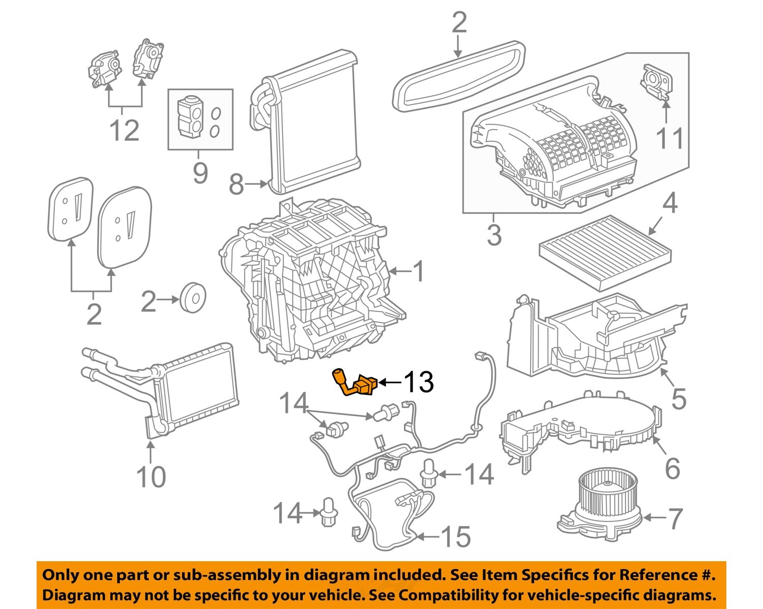 Calentador GM OEM-Hvac Core 23506196 | eBay