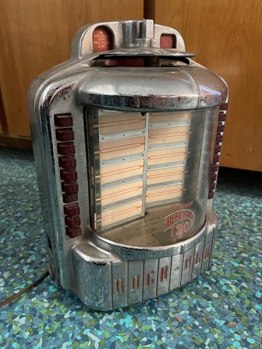 Vintage 1950's Rock-Ola Jukebox Coin-Op Wallbox | eBay