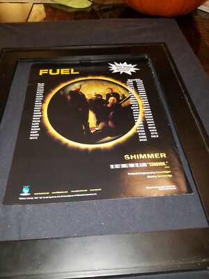 Fuel Shimmer Rare Original Radio Promo Poster Ad Framed! | eBay
