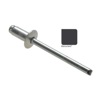 Qty 500 Painted Dome Rivet 4-4 (3.2 x 10L) 1/8" Grip 4.8-6.4mm Al/Steel ...