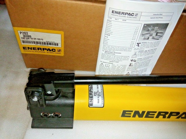 Enerpac P-202 Hand Pump, 10000 Psi (700 Bar) - Yellow for sale online ...