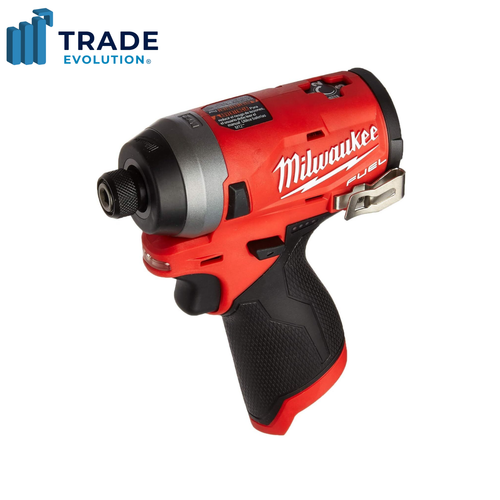 Milwaukee 2553-80 M12 FUEL Li-Ion 1/4" Hex Impact Driver - Red for sale ...