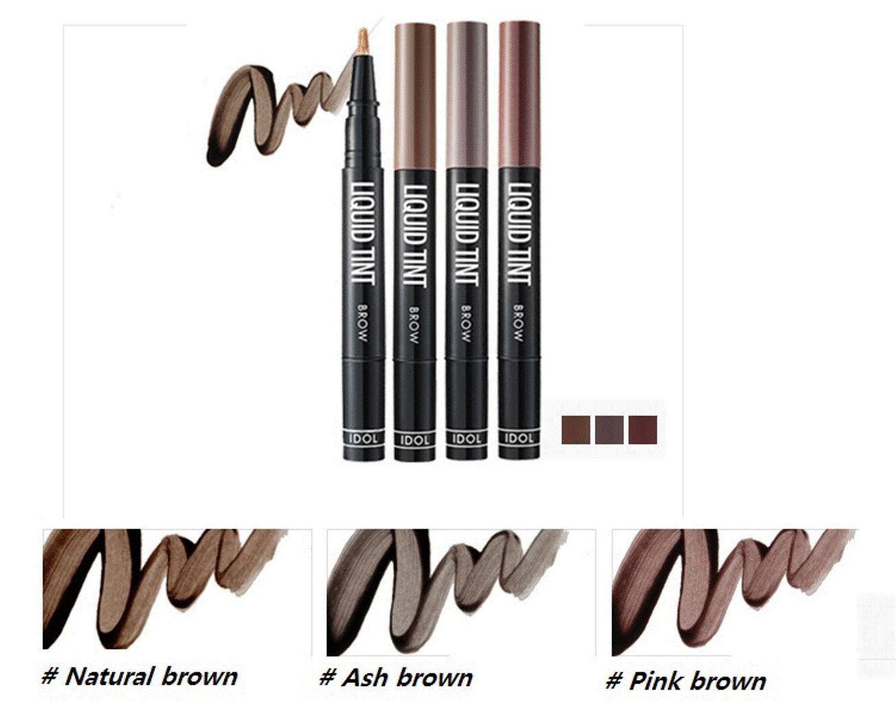 [Aritaum] IDOL Brow Lipuid Tint / 1.8g - # Natural brown | eBay