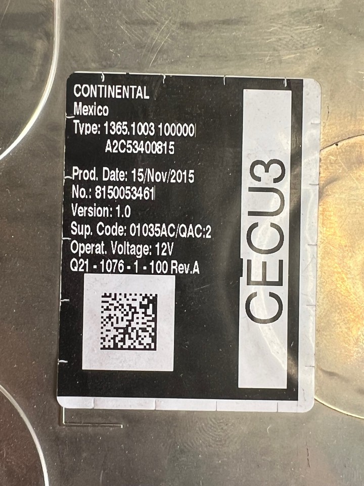 Genuine Paccar® Cab Control Module Q21-1076-1-100 | | eBay