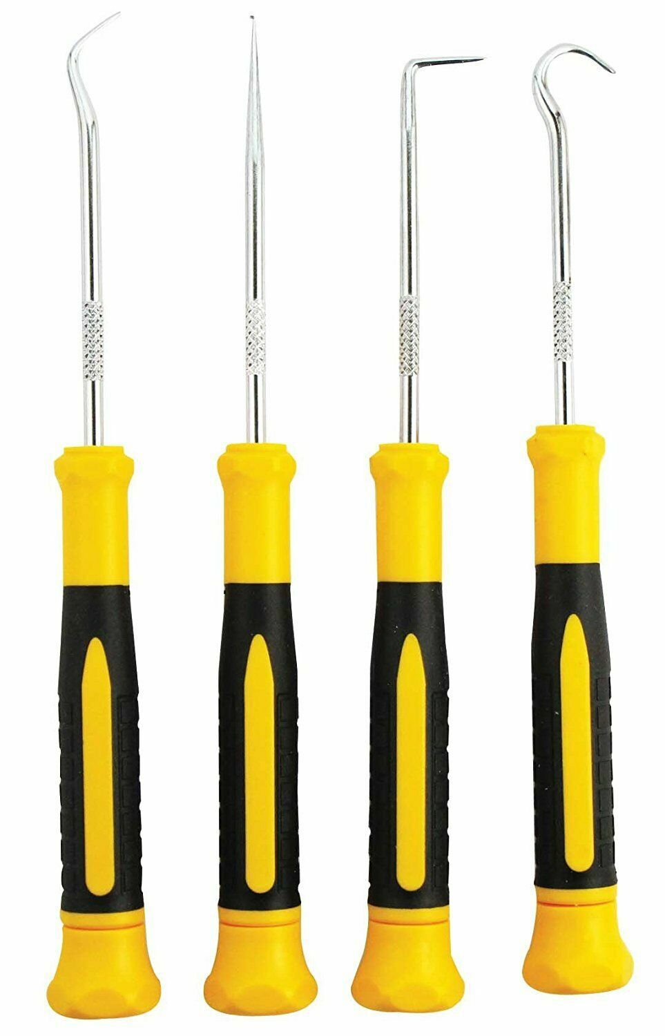New 4pc Mini Pick & Hook w / Dual Colored Set Handle & Hardened Tip | eBay