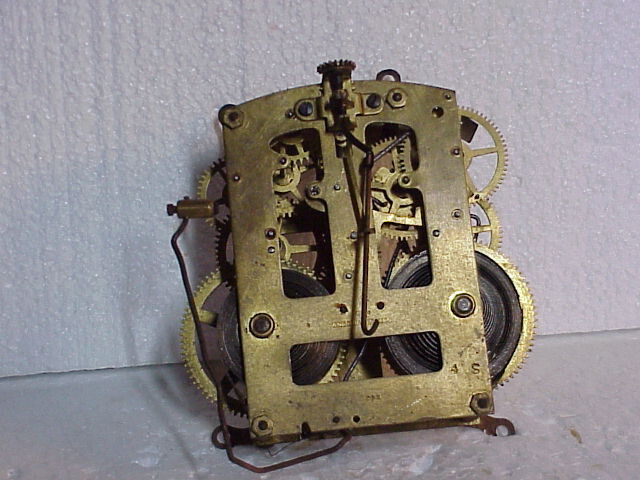 Antique A24 Ansonia 4S 8 Day T&S Clock Movement parts repair E | eBay