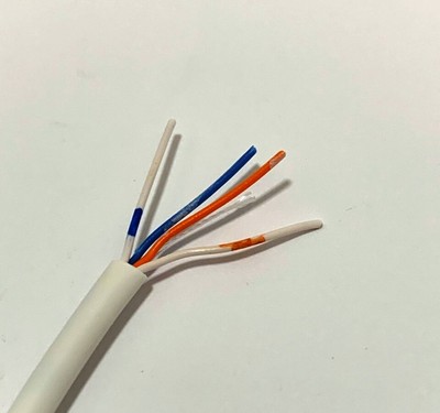 Telephone Cable CW1308 - 2 Pair Internal, 4 Core 0.5mm White 100% ...